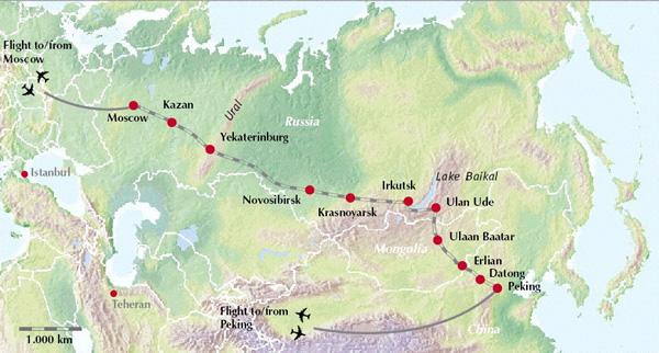 Magical China tours, Grand Trans Siberian Train Journey Russia Siberia ...